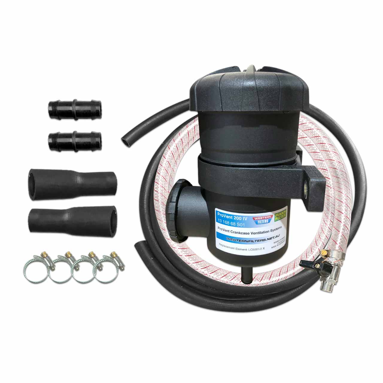 Western Filters Catch Can Kit Generic - Cost Effective Maintenance