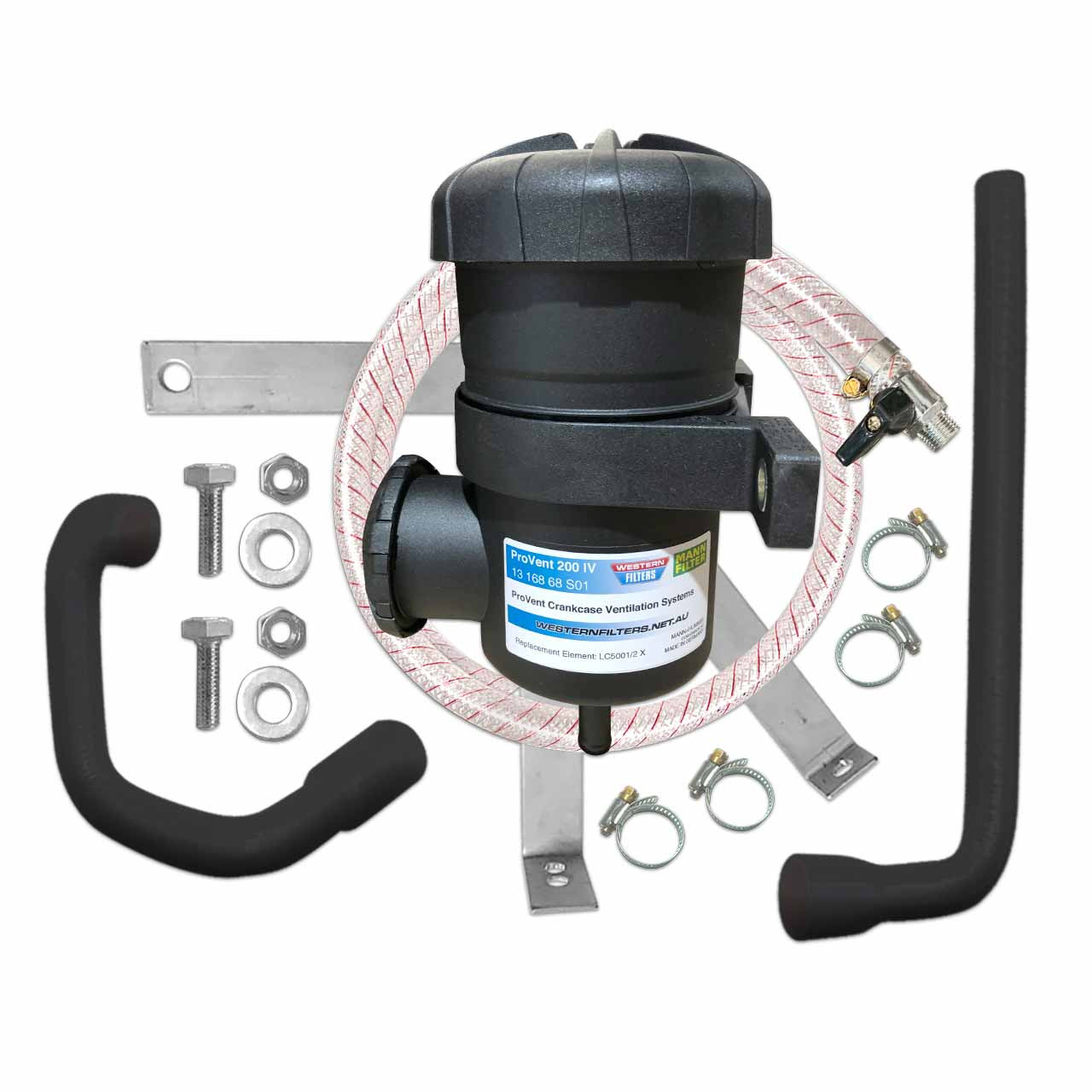 Western Filters Mitsubishi Triton ML MN Catch Can Kit - Cost Effective ...